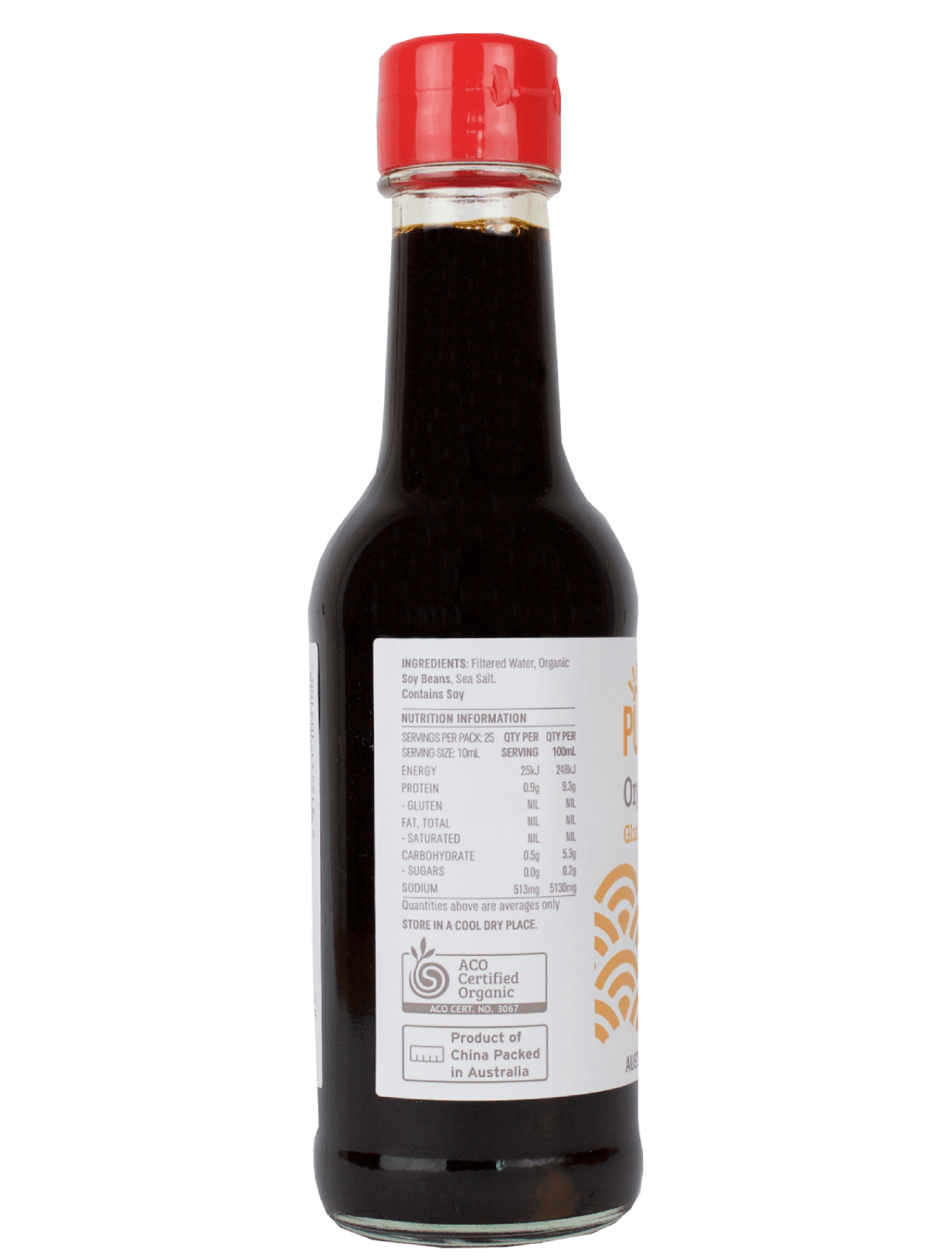 Organic Tamari Gluten Free Soy Sauce - PureHarvest